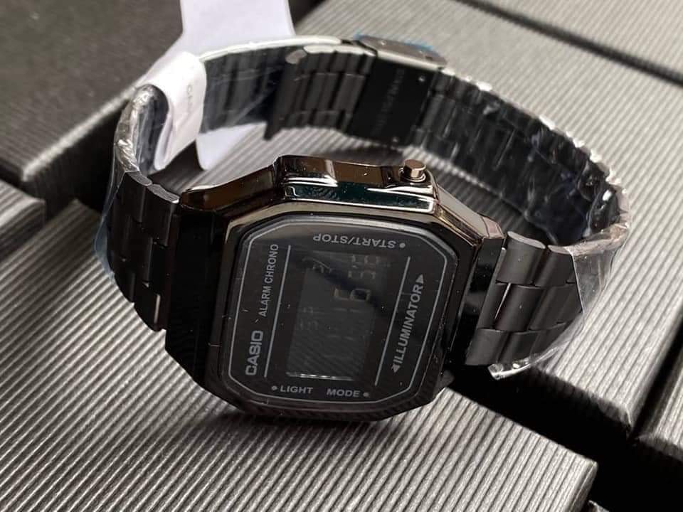 Casio Retro A163 — Daily alarm & Stopwatch with LED backlight